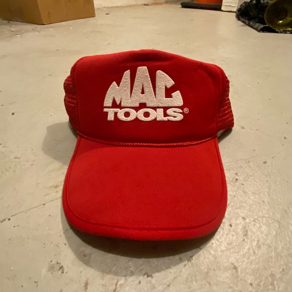 Accessories | Vintage 9s Mac Tools Trucker Snap Back Hat | Poshmark